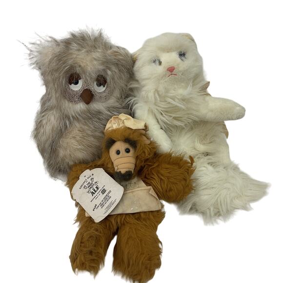 Jellycat | Toys | Vintage Alf Chef Hand Puppet Gray Jellycat Plush Owl ...